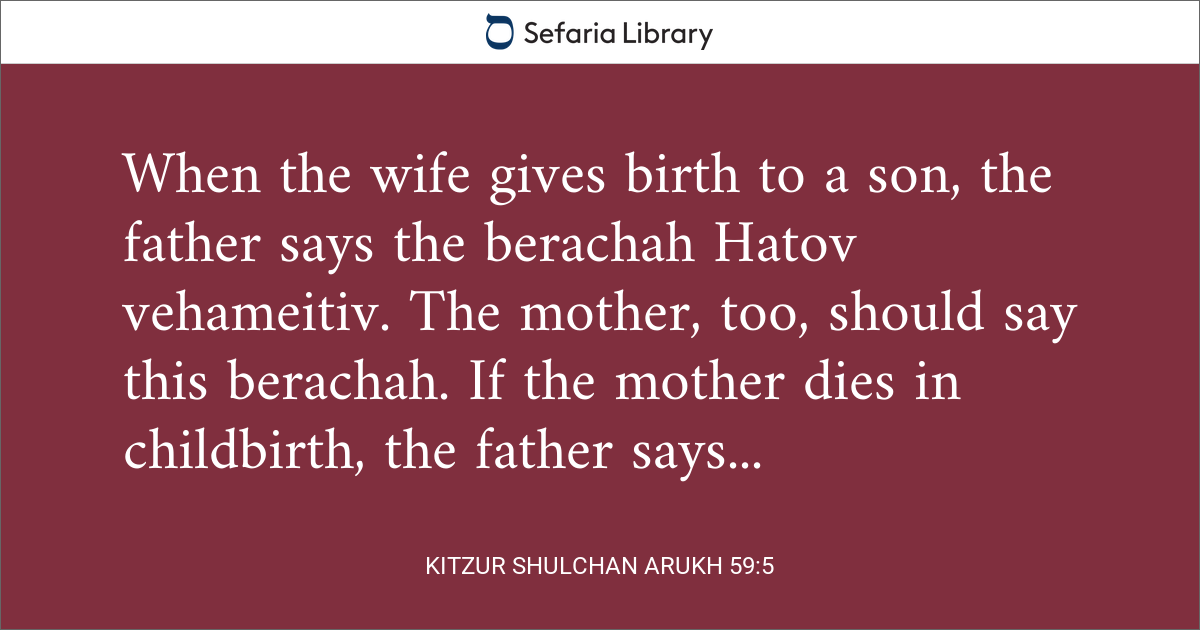 Kitzur Shulchan Arukh 59:5 | Sefaria Library