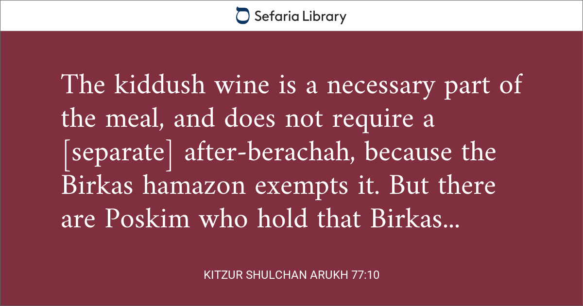 Kitzur Shulchan Arukh 77:10 | Sefaria Library