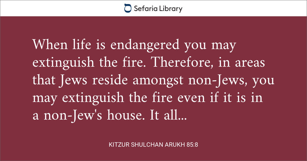 Kitzur Shulchan Arukh 85:8 | Sefaria Library