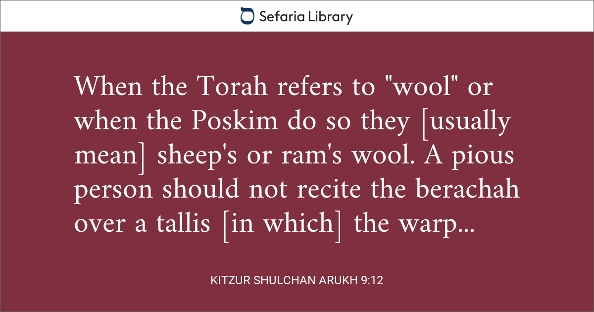 Kitzur Shulchan Arukh 9:12