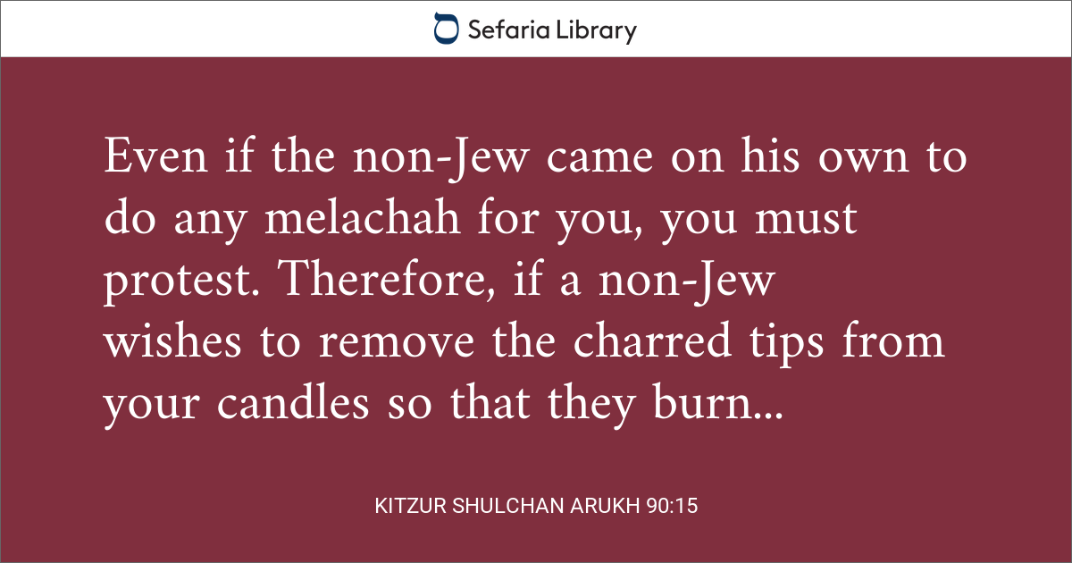 Kitzur Shulchan Arukh 90:15 | Sefaria Library