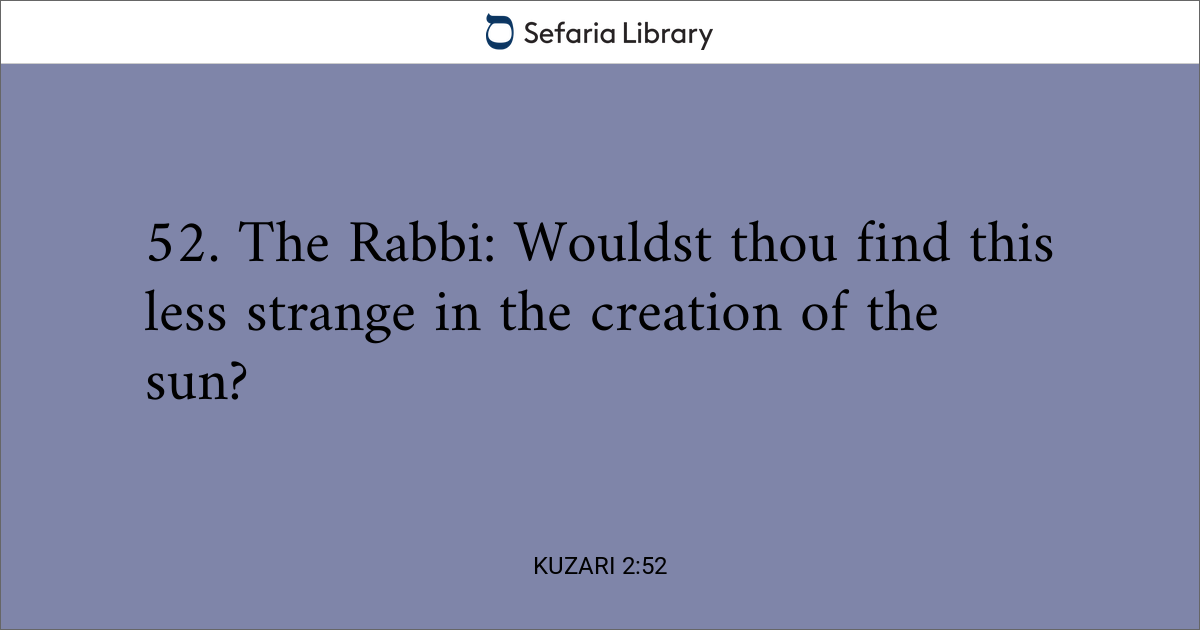 Kuzari 2:52 | Sefaria Library
