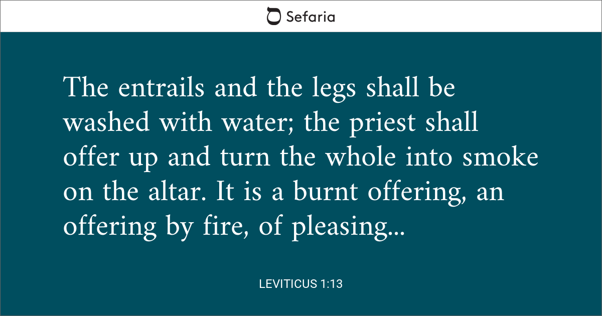 Leviticus 1:13