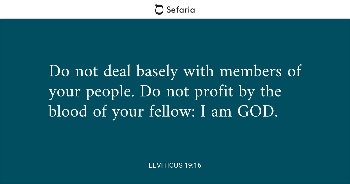 Leviticus 19:16