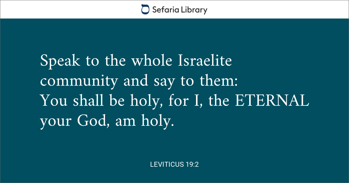 Leviticus 19:2