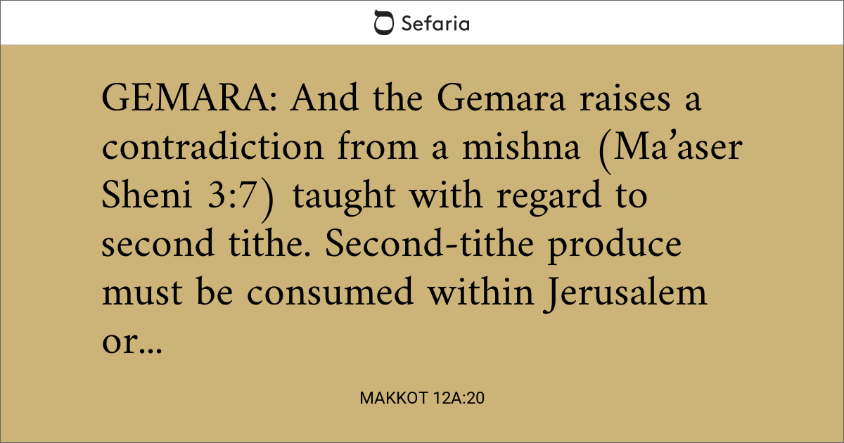 Makkot 12a:20