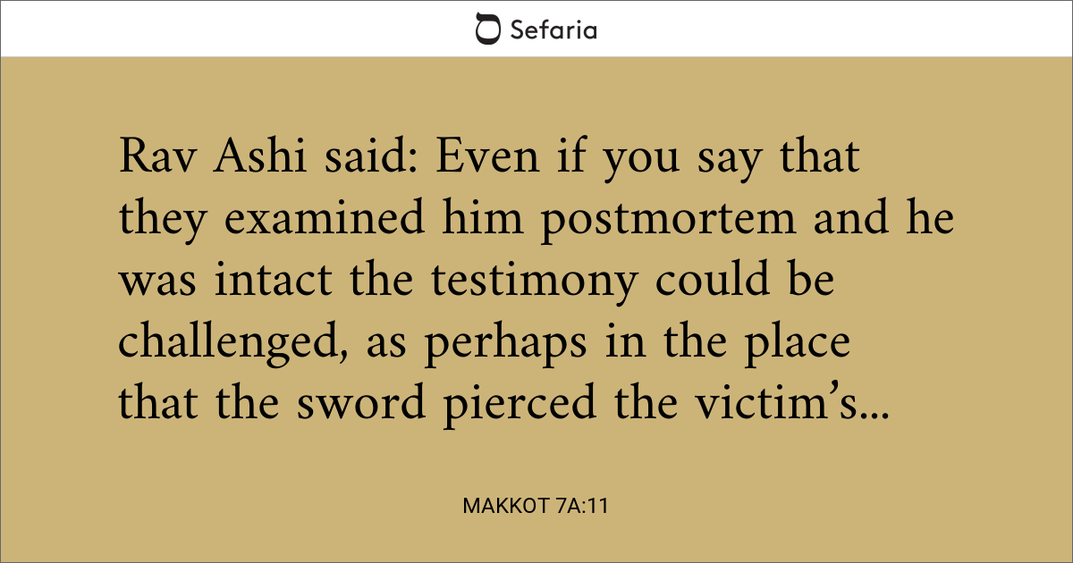 Makkot 7a:11