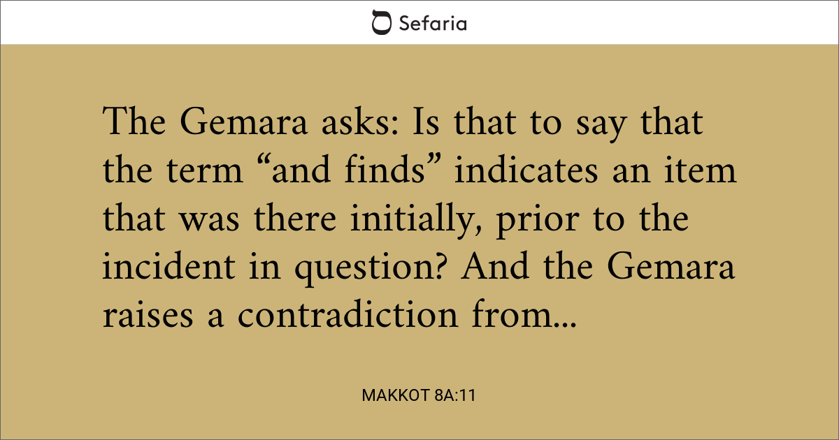 Makkot 8a:11