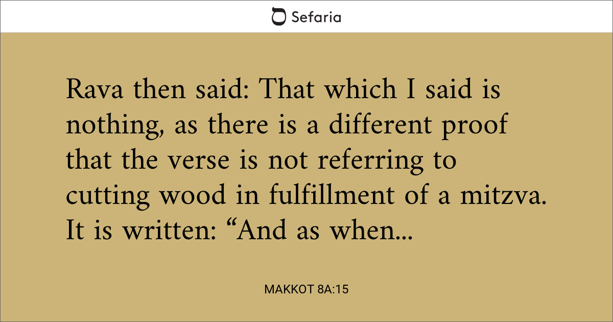Makkot 8a:15