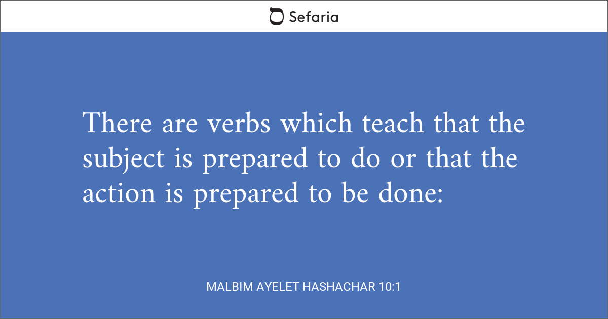 Malbim Ayelet HaShachar 10:1