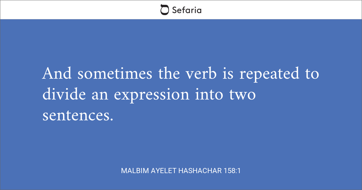 Malbim Ayelet HaShachar 158:1