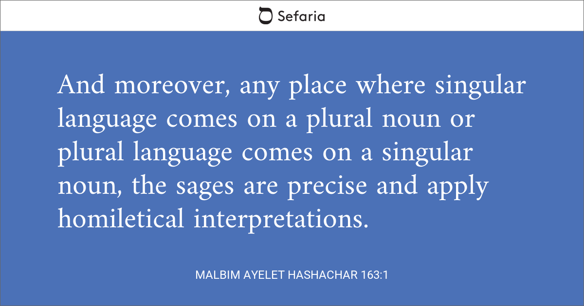 Malbim Ayelet HaShachar 163:1
