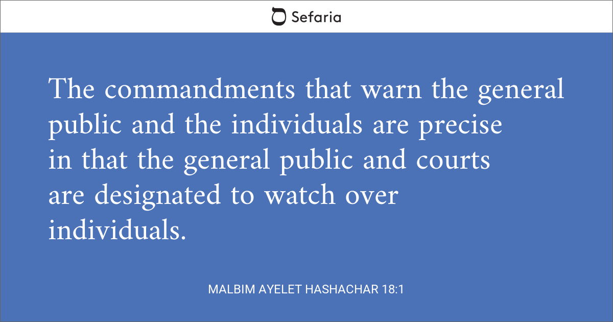 Malbim Ayelet HaShachar 18:1