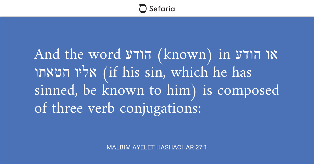 Malbim Ayelet HaShachar 27:1