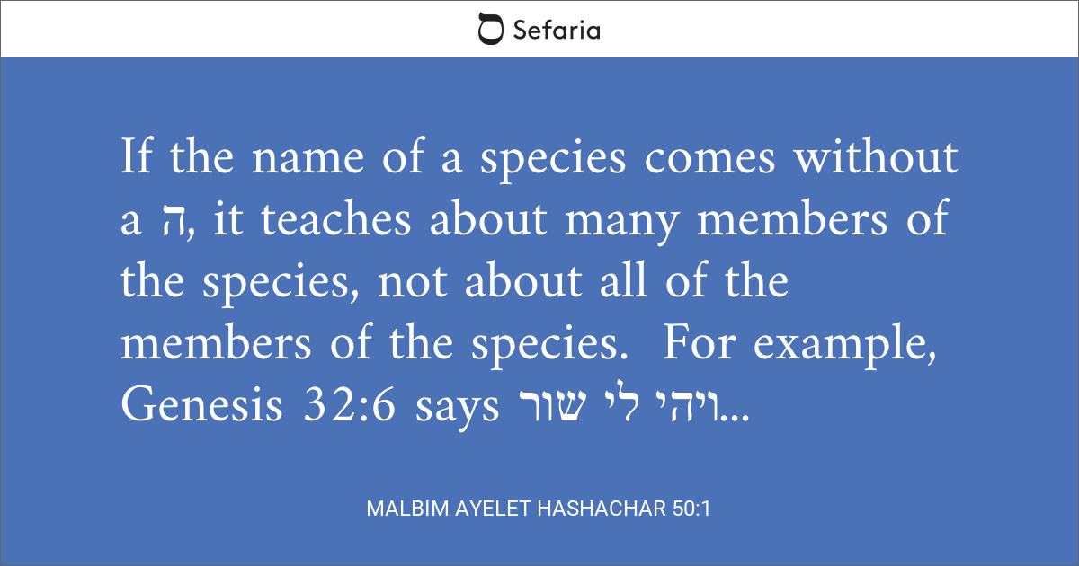 Malbim Ayelet HaShachar 50:1