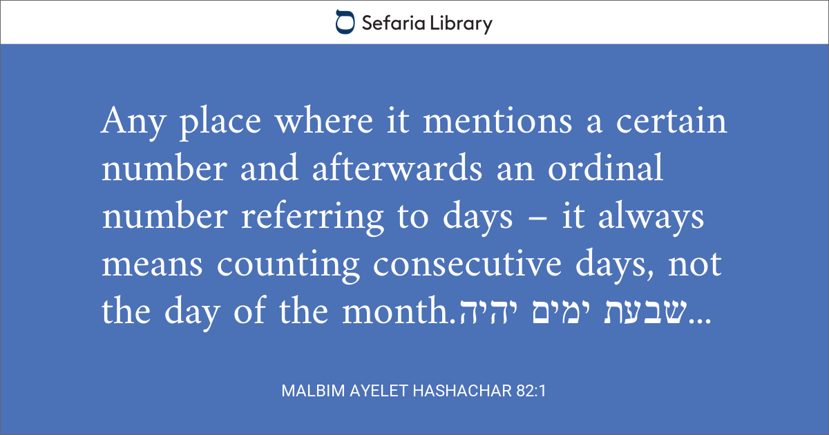 Malbim Ayelet HaShachar 82:1