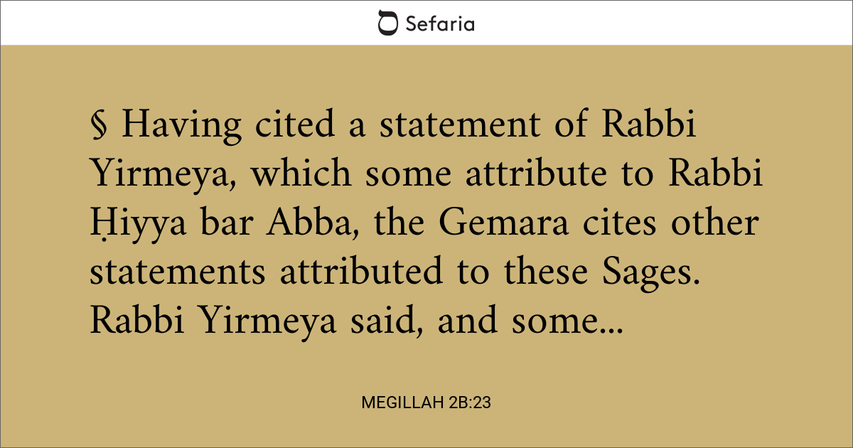 Megillah 2b:23