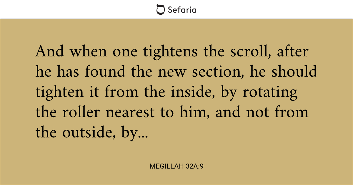 Megillah 32a:9