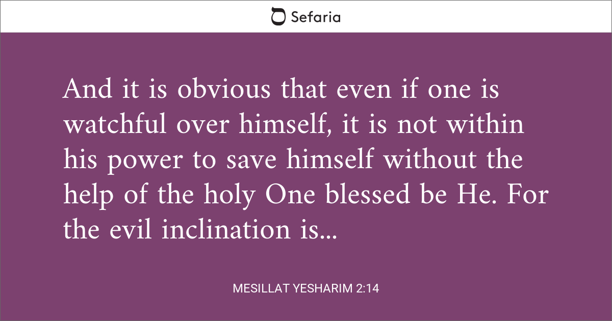 Mesillat Yesharim 2:14