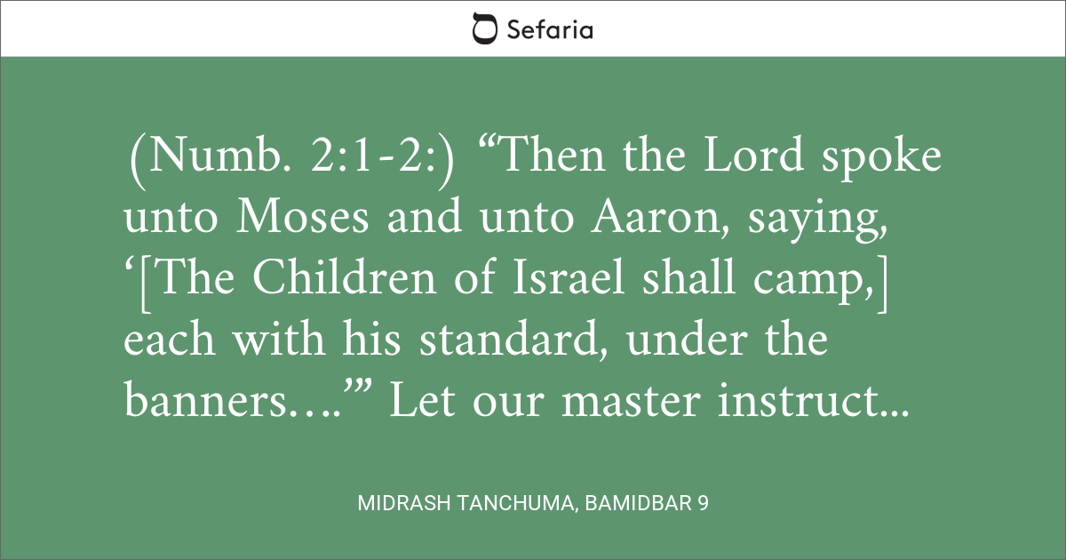 Midrash Tanchuma, Bamidbar 9