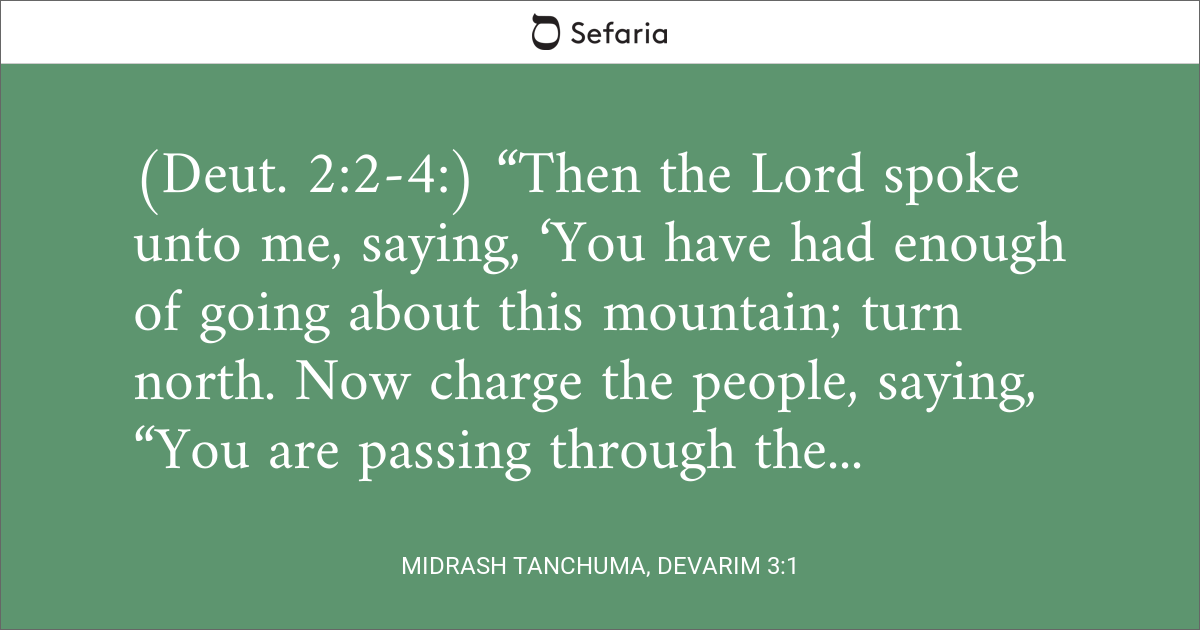 Midrash Tanchuma, Devarim 3:1