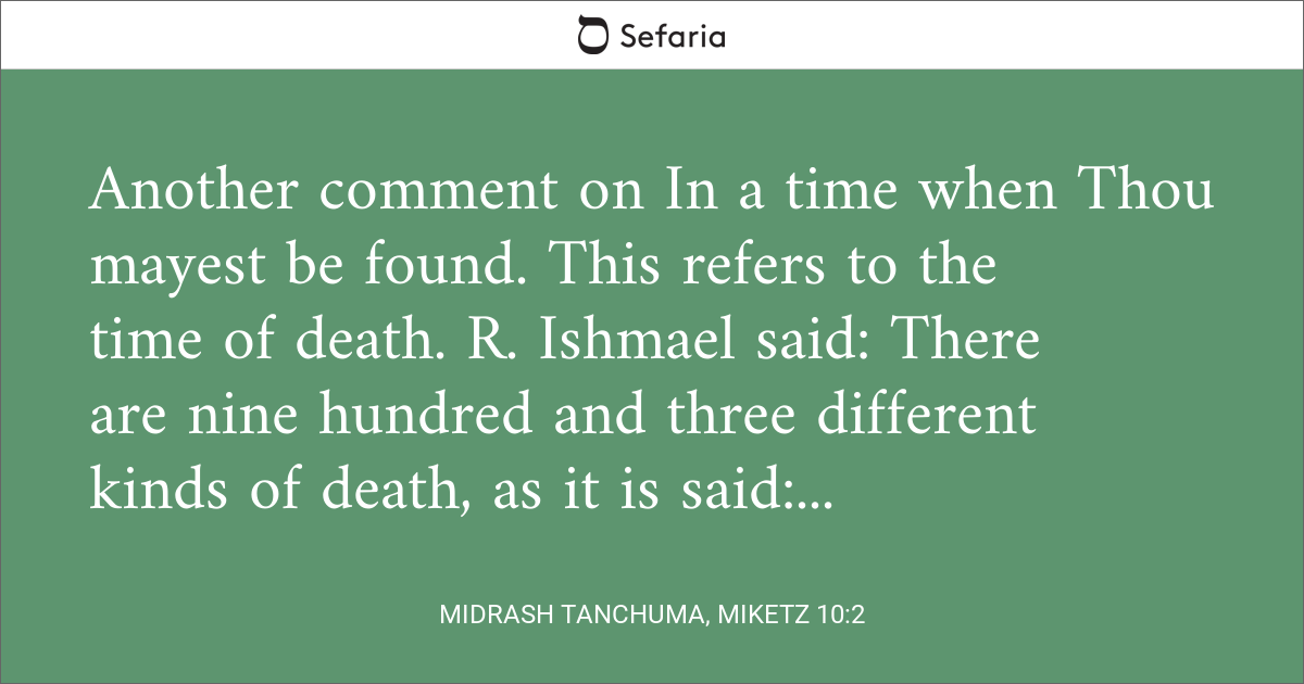 Midrash Tanchuma, Miketz 10:2