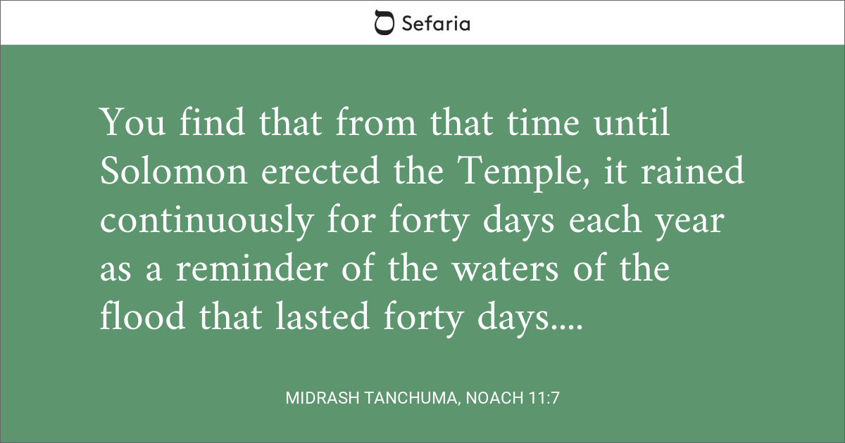 Midrash Tanchuma, Noach 11:7