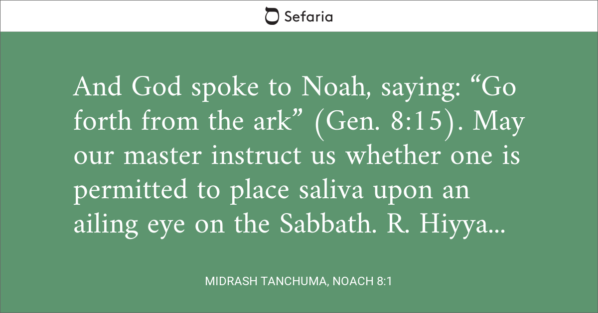 Midrash Tanchuma, Noach 8:1
