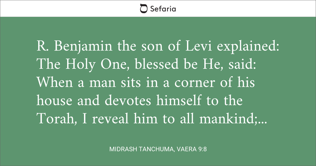 Midrash Tanchuma, Vaera 9:8