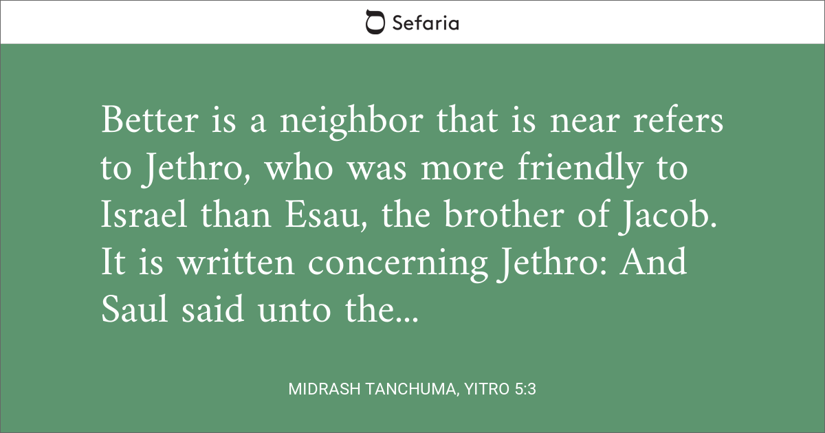 Midrash Tanchuma, Yitro 5:3