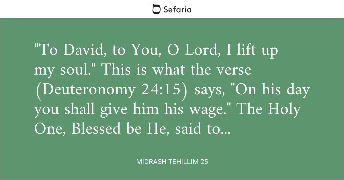 Midrash Tehillim 25
