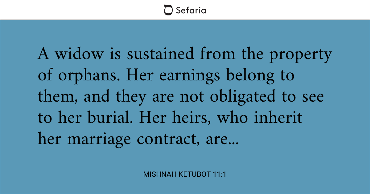 Mishnah Ketubot 11:1