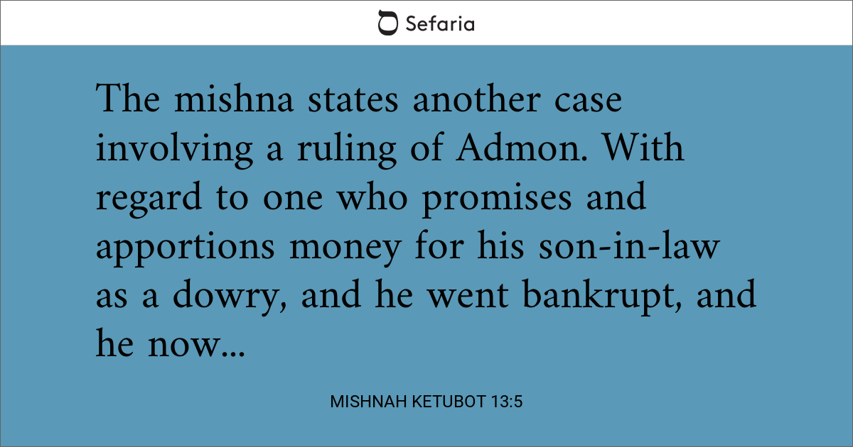 Mishnah Ketubot 13:5