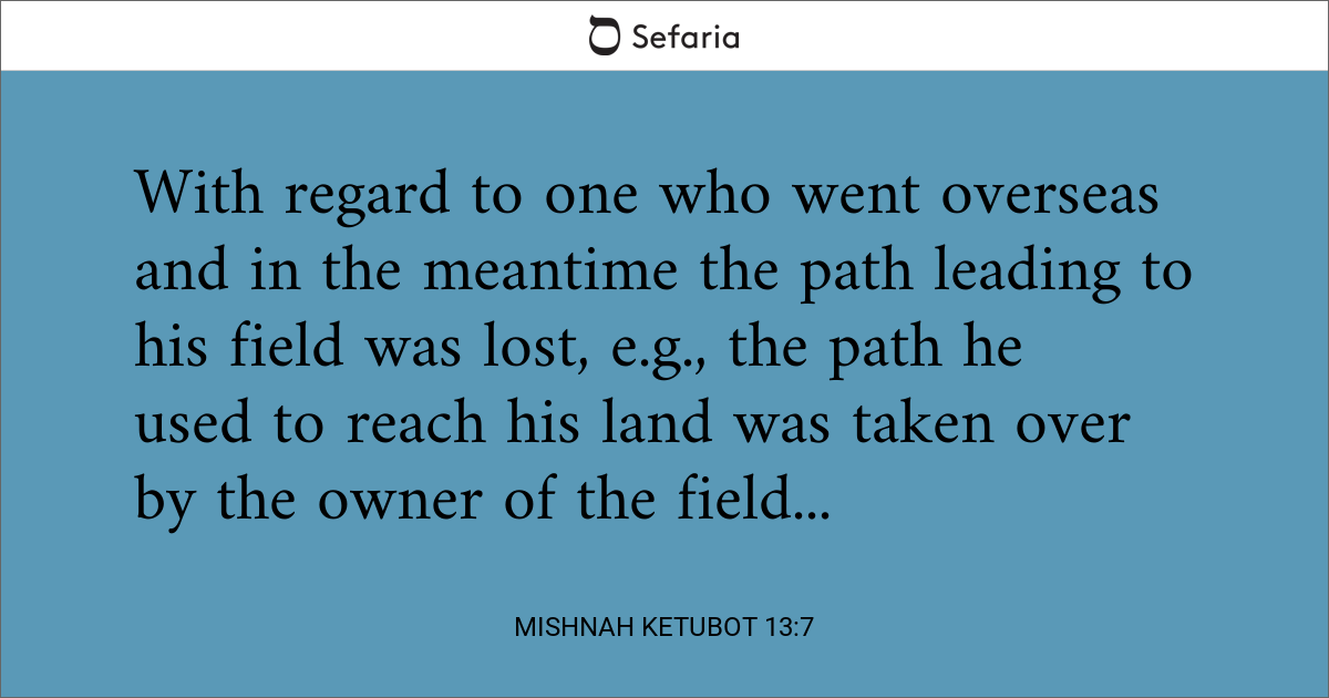Mishnah Ketubot 13:7