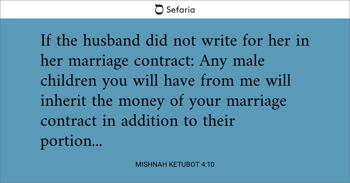 Mishnah Ketubot 4:10
