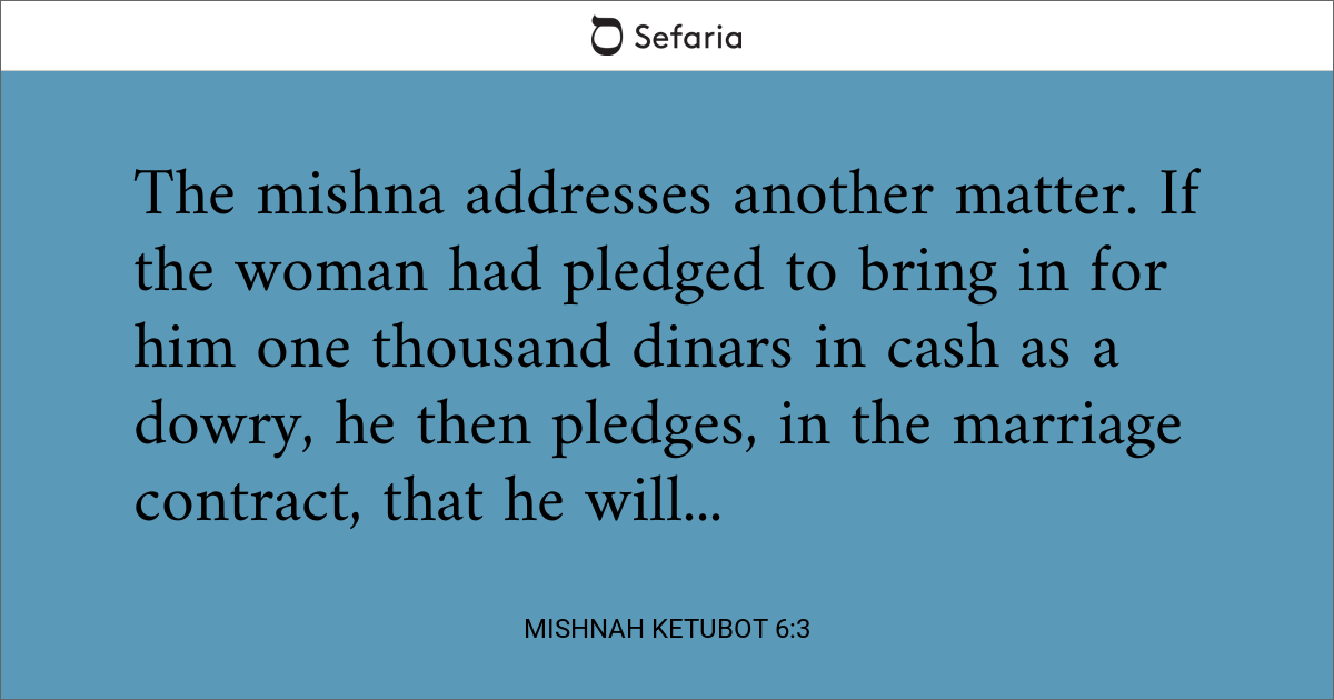 Mishnah Ketubot 6:3