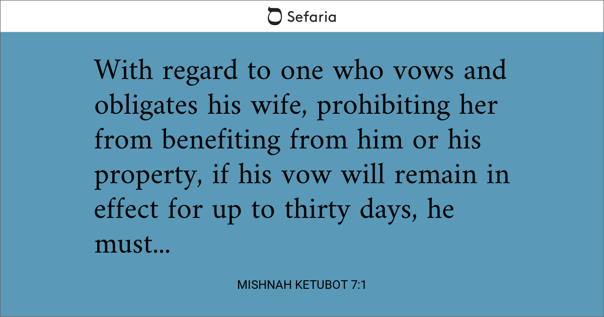 Mishnah Ketubot 7:1