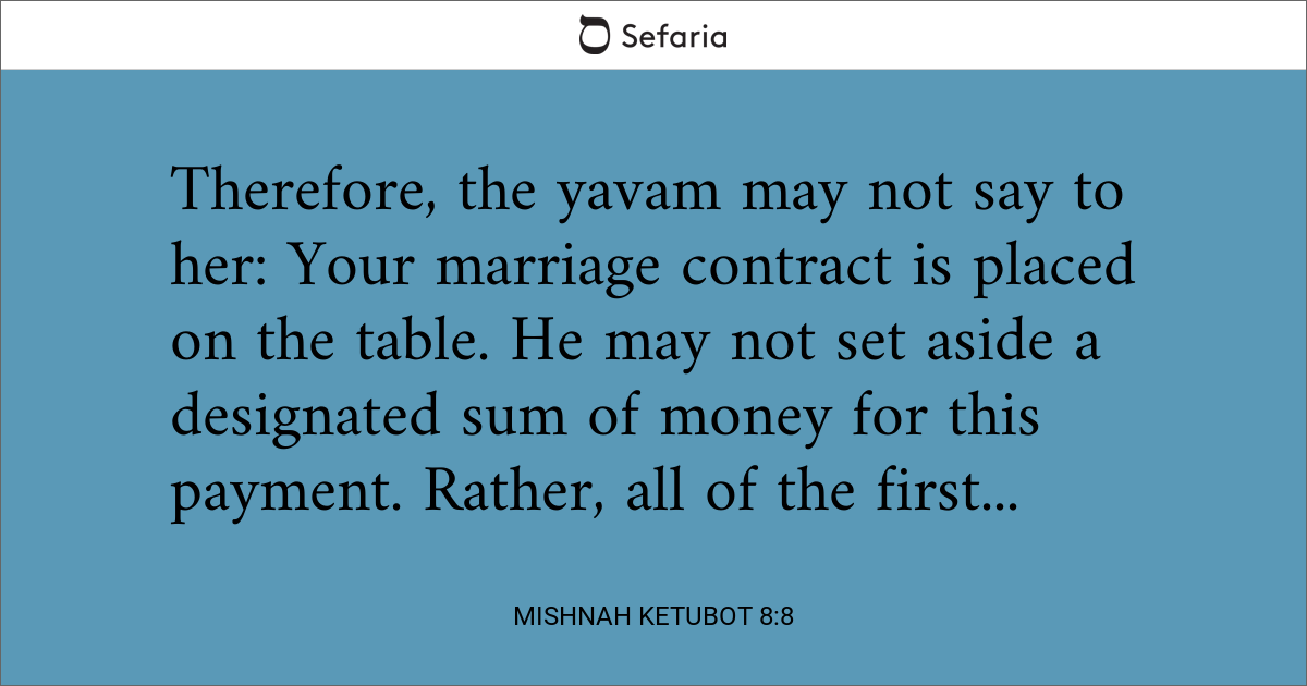 Mishnah Ketubot 8:8