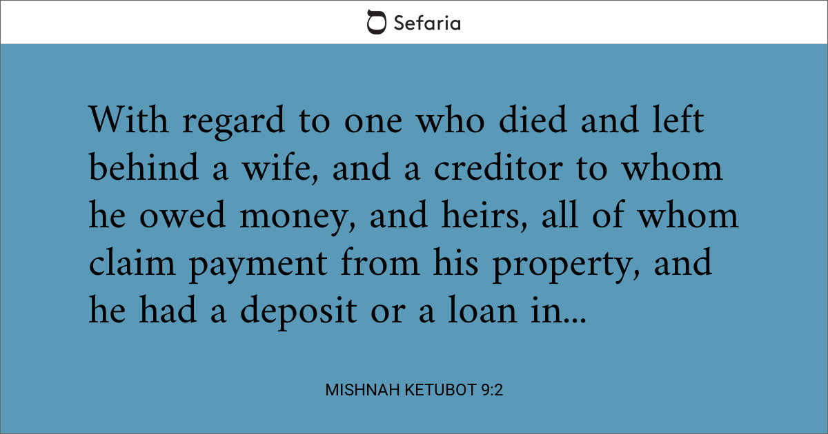 Mishnah Ketubot 9:2