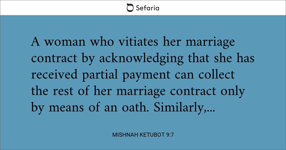 Mishnah Ketubot 9:7