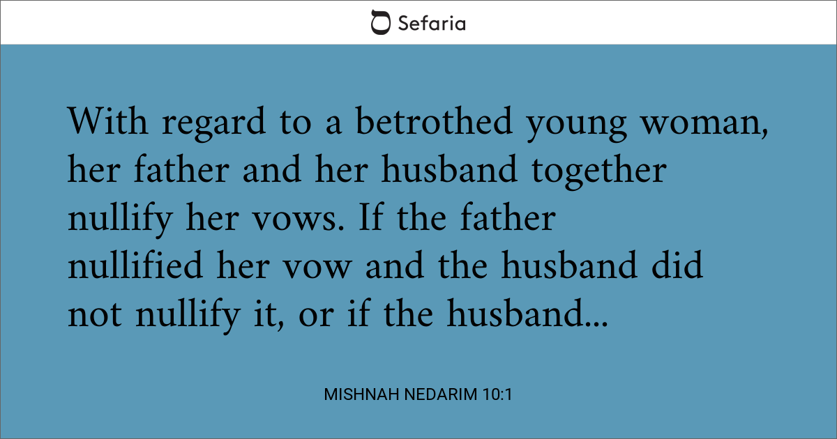Mishnah Nedarim 10:1