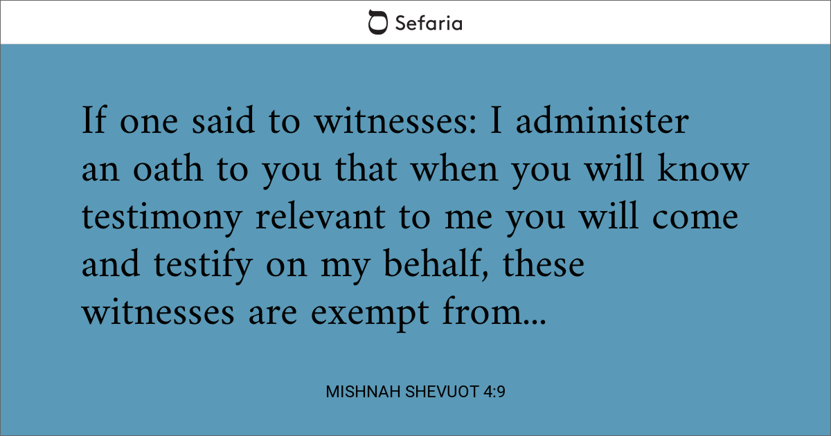 Mishnah Shevuot 4:9