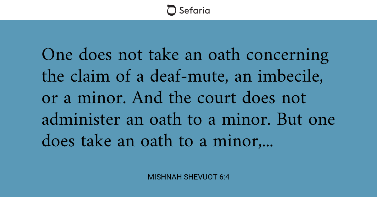 Mishnah Shevuot 6:4