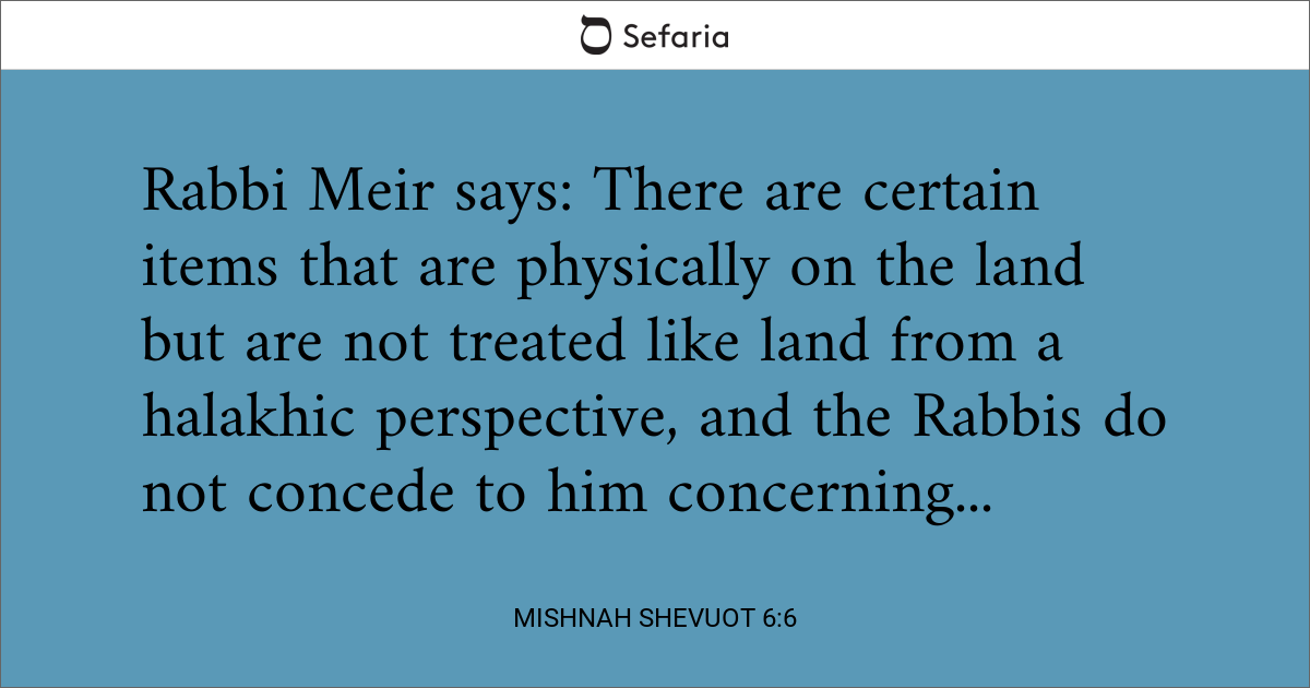 Mishnah Shevuot 6:6