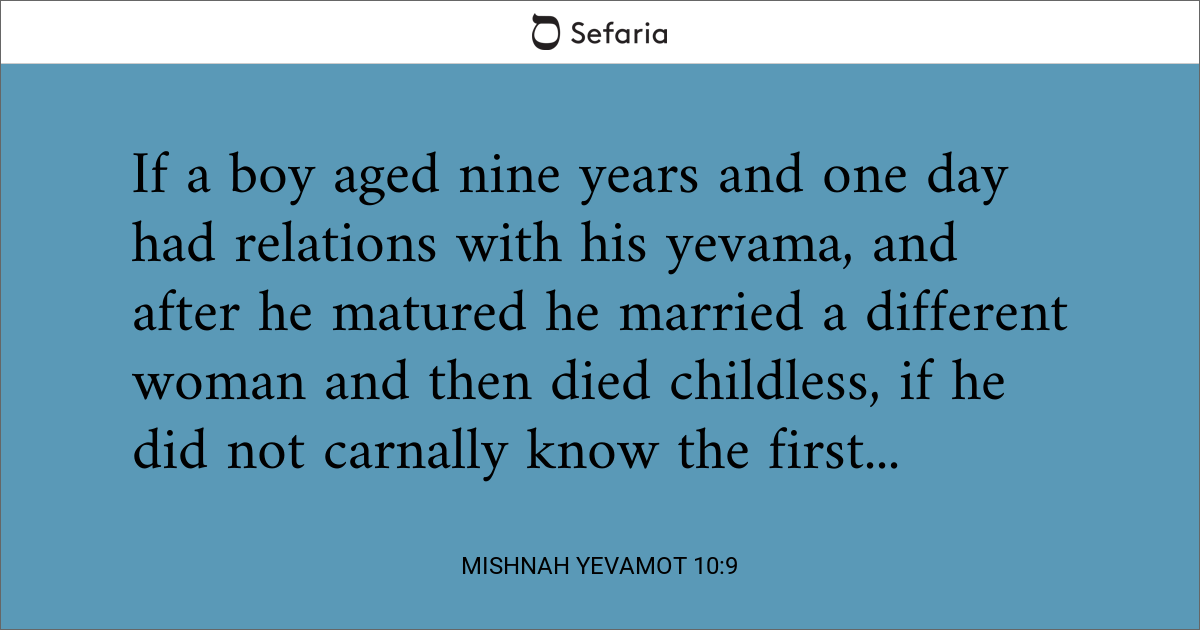 Mishnah Yevamot 10:9