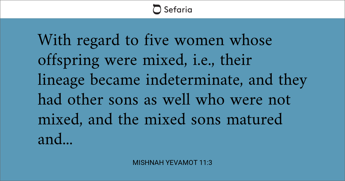 Mishnah Yevamot 11:3