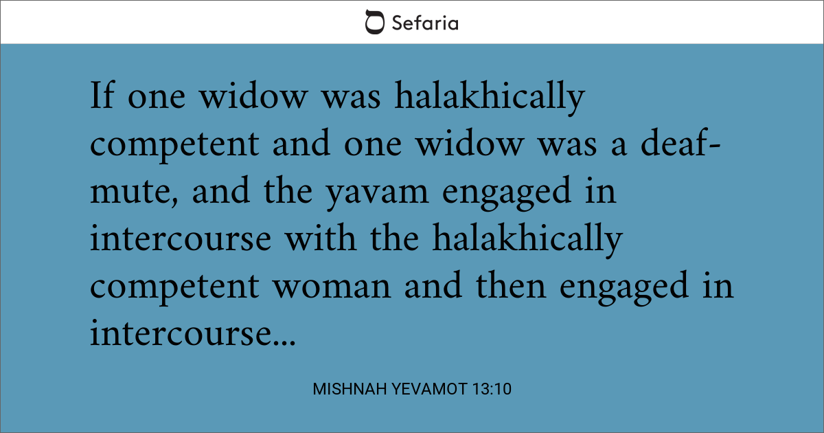 Mishnah Yevamot 13:10
