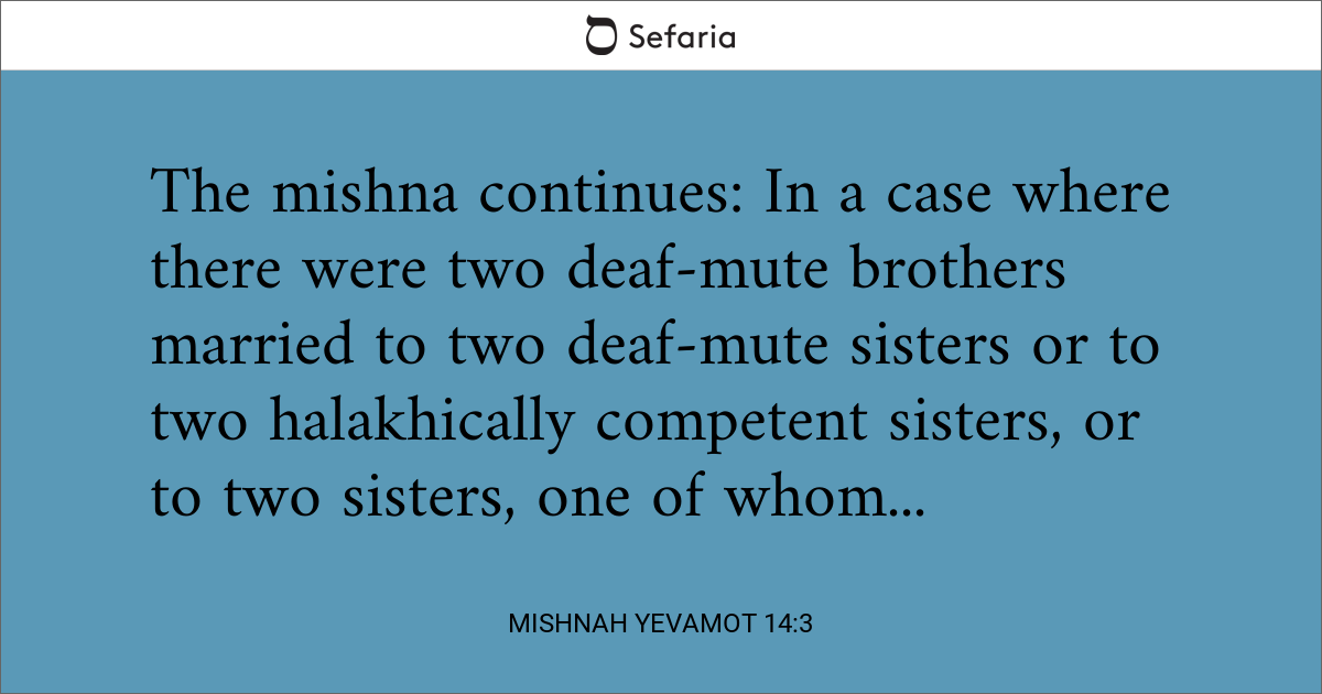 Mishnah Yevamot 14:3