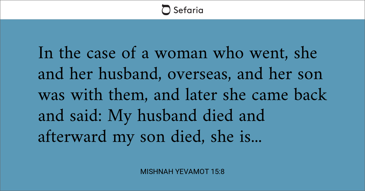 Mishnah Yevamot 15:8