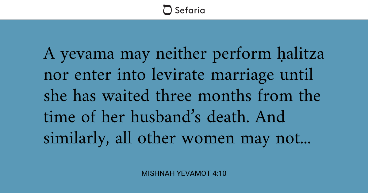 Mishnah Yevamot 4:10